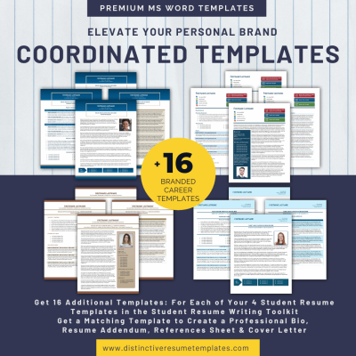 Student Toolkit: Bio, Addendum, References & Cover Letter Templates