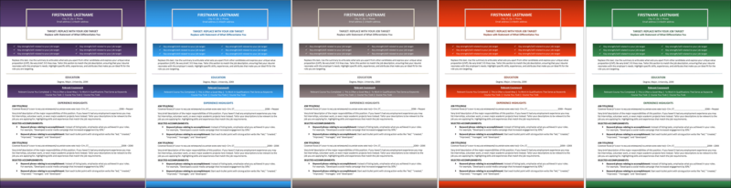 Student Resume Writing Toolkit - Distinctive Resume Templates