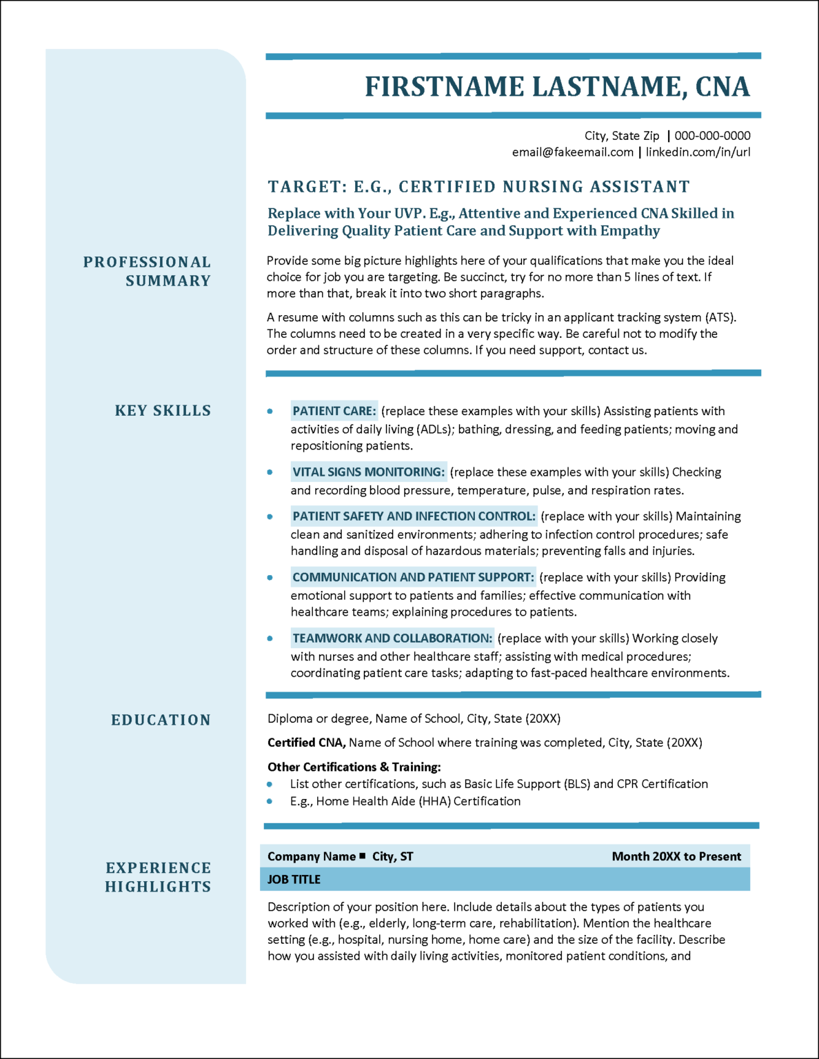 Newly Released Resume Templates - Distinctive Resume Templates