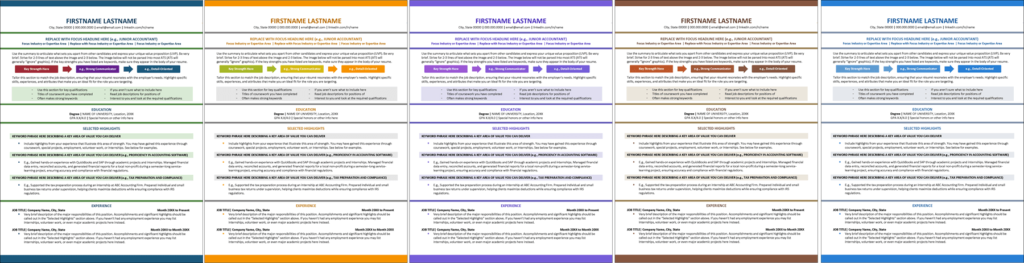 New Graduate Resume Template | Stand Out & ATS-Friendly
