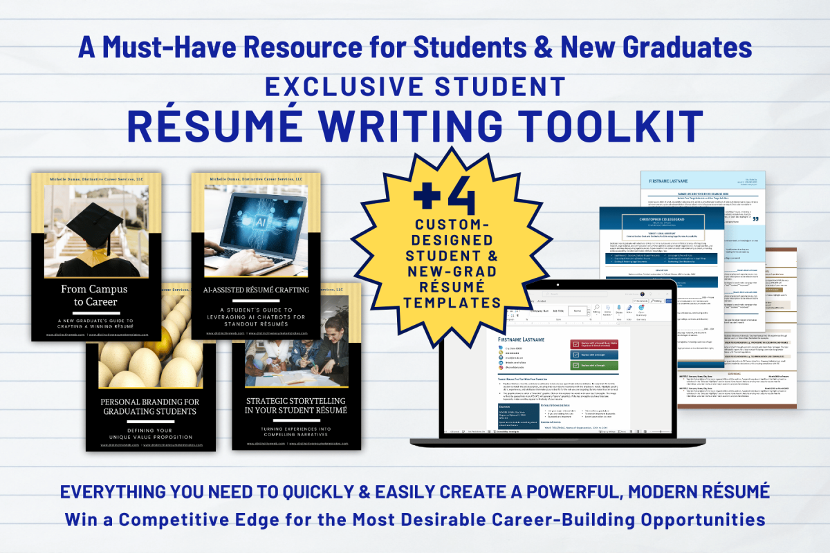 Resume Writing Toolkits & Job Search Resources | Distinctive Resume ...