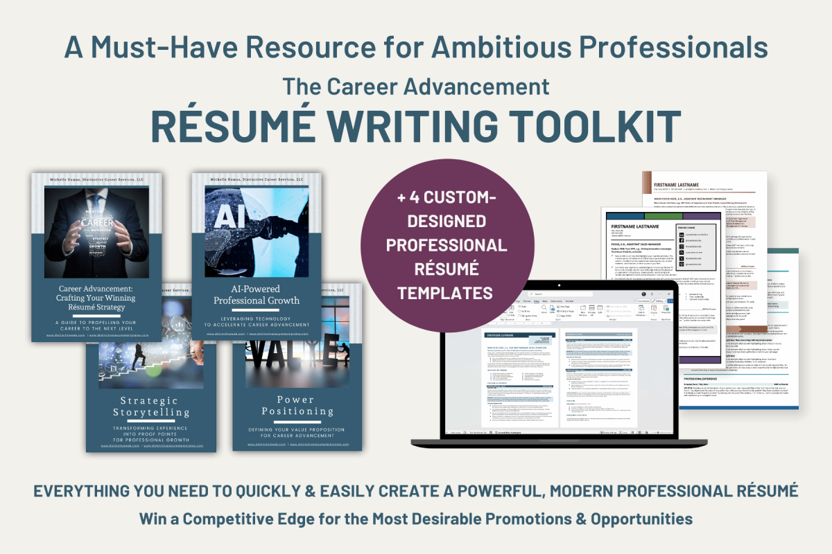Resume Writing Toolkits & Job Search Resources | Distinctive Resume ...