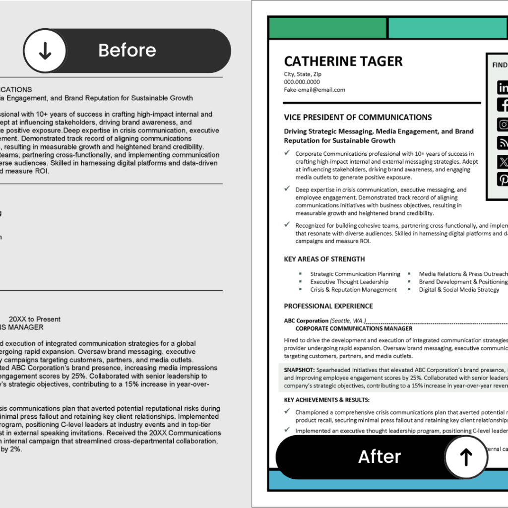 Resume to Elevate Your Career | Distinctive Templates