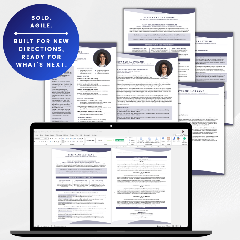 Career Change Resume Templates Bundle | - Distinctive Resume Templates