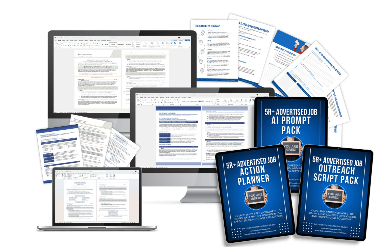 Job Application Traction Bundle Tripwire - Distinctive Resume Templates